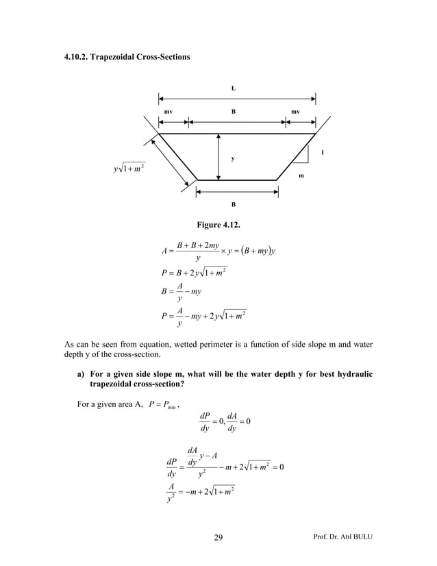 Open Channel Flows (Lecture notes 04) | PDF