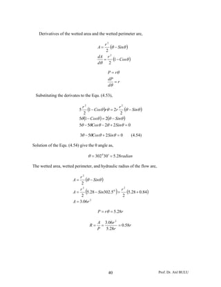 Open Channel Flows (Lecture notes 04) | PDF
