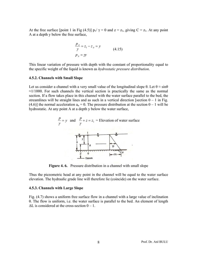 Open Channel Flows (Lecture notes 04) | PDF