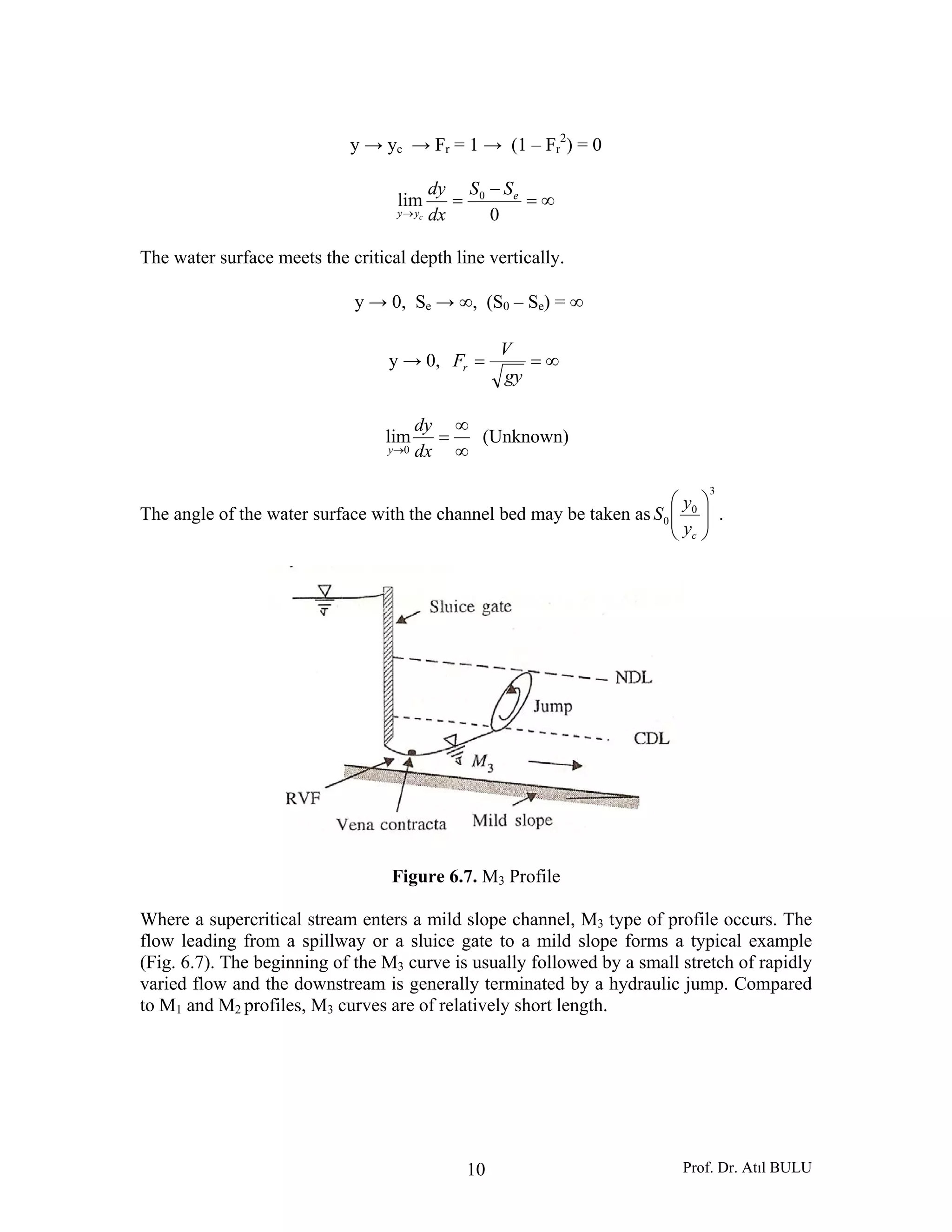 Gradually-Varied Flow in Open Channels ( Lecture notes 06) | PDF