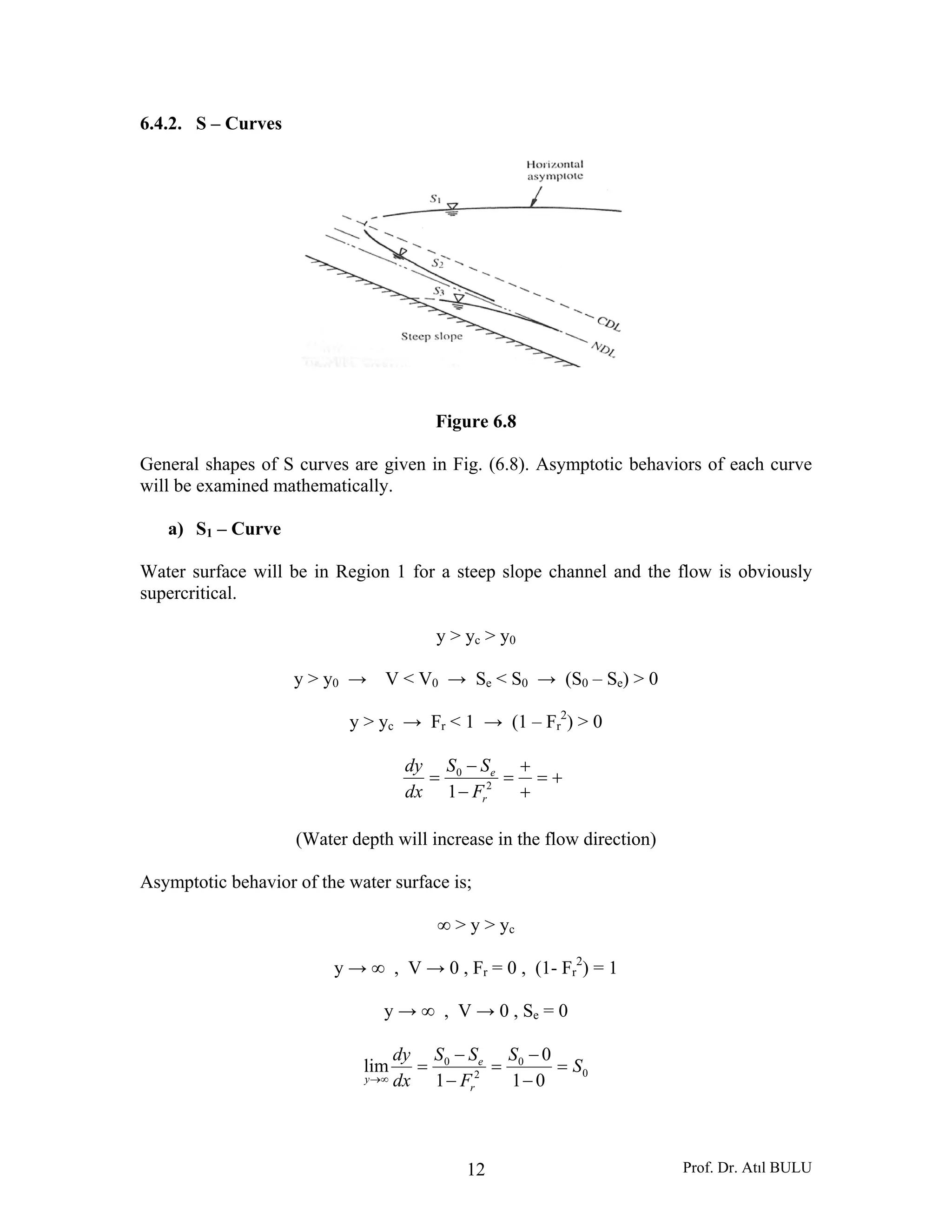 Gradually-Varied Flow in Open Channels ( Lecture notes 06) | PDF