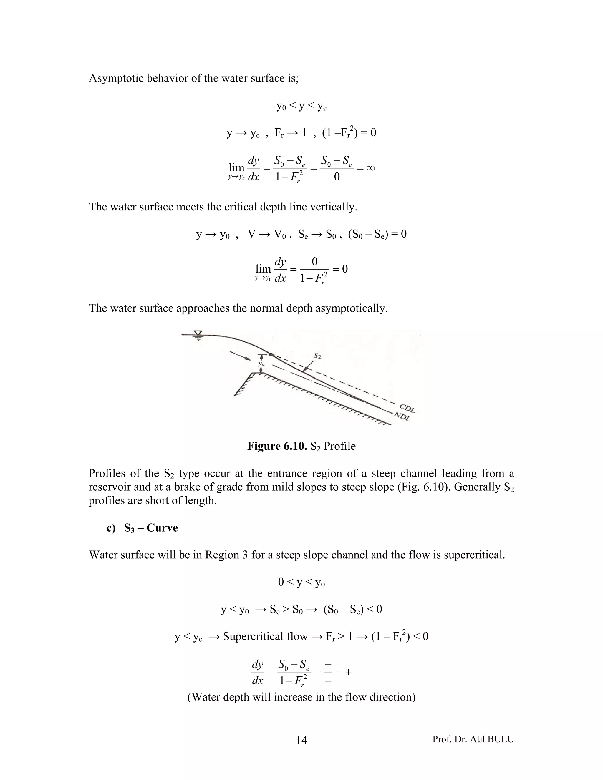 Gradually-Varied Flow in Open Channels ( Lecture notes 06) | PDF
