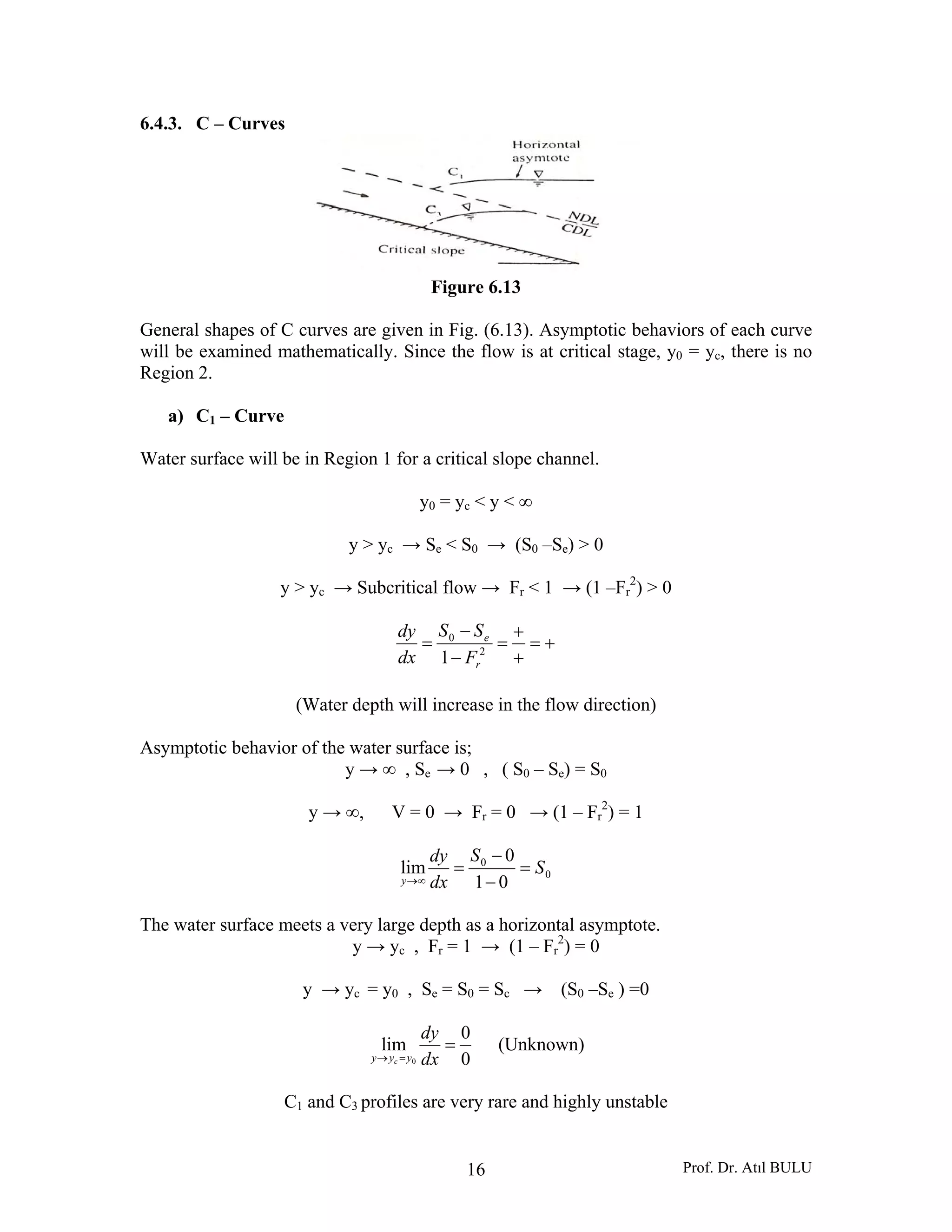 Gradually-Varied Flow in Open Channels ( Lecture notes 06) | PDF