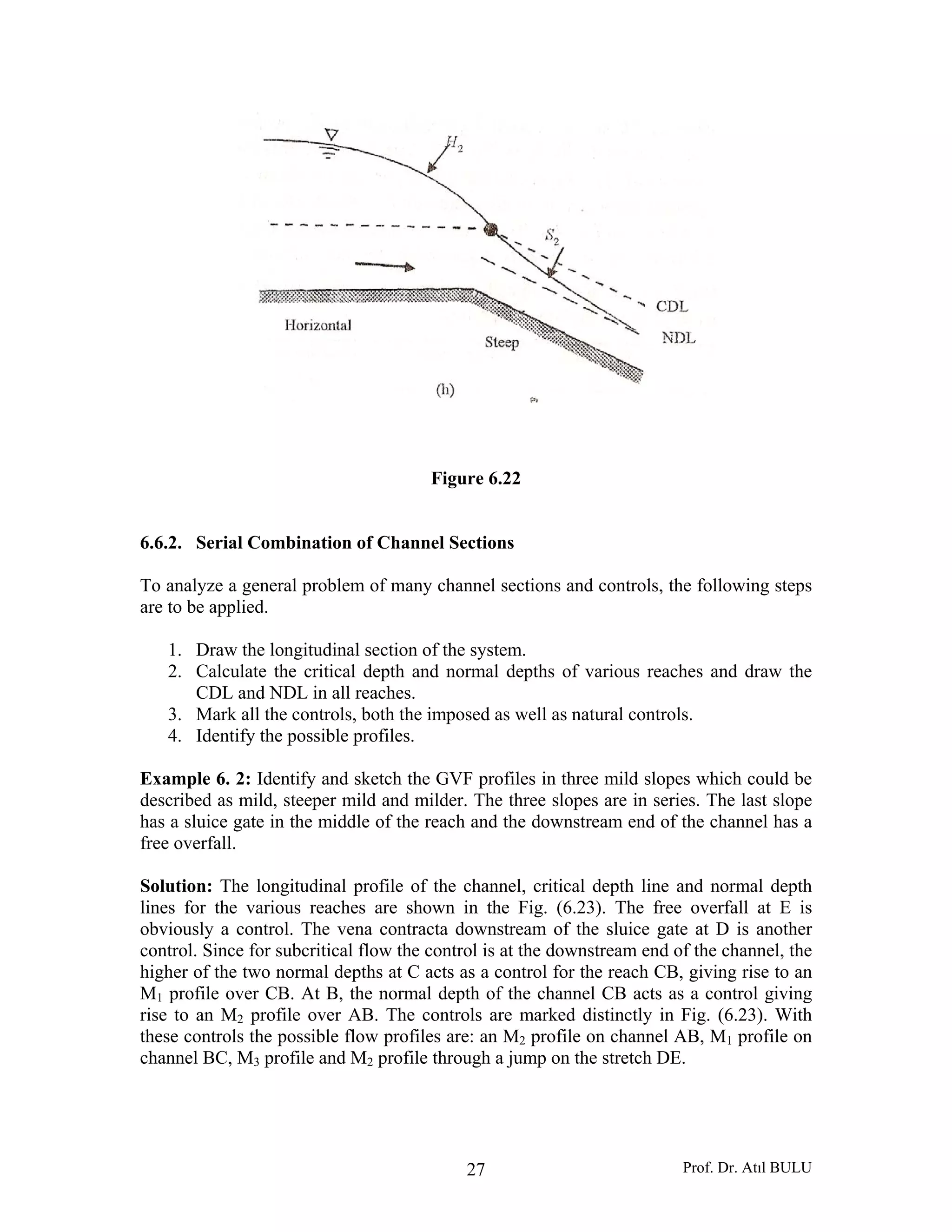 Gradually-Varied Flow in Open Channels ( Lecture notes 06) | PDF