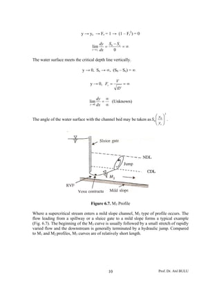 Gradually-Varied Flow in Open Channels ( Lecture notes 06) | PDF
