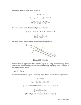 Gradually-Varied Flow in Open Channels ( Lecture notes 06) | PDF