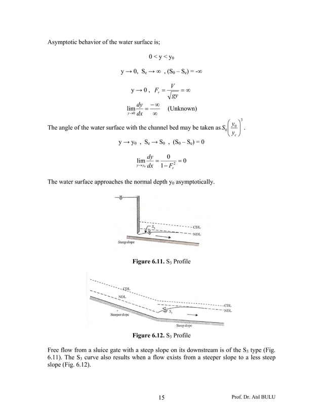 Gradually-Varied Flow in Open Channels ( Lecture notes 06) | PDF