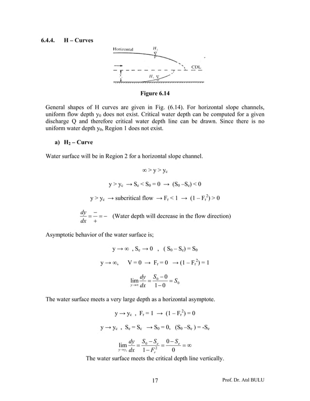 Gradually-Varied Flow in Open Channels ( Lecture notes 06) | PDF