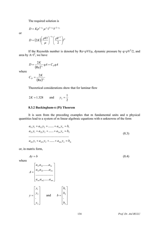 Dimensional Analysis Lecture Notes 08 Pdf