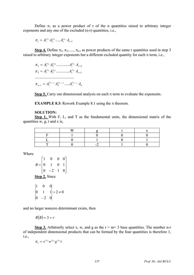 Dimensional Analysis Lecture Notes 08 Pdf