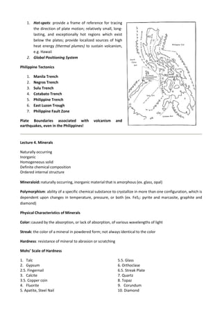 Lecture notes 1 | PDF