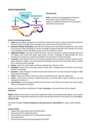Lecture notes 1 | PDF