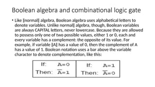 Comprehensive Guide to Digital Electronics Circuits and Boolean Logic ...