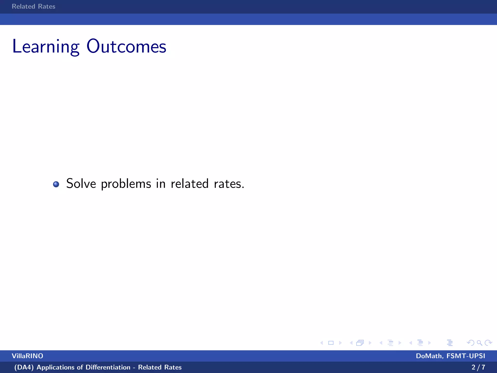 Benginning Calculus Lecture notes 11 - related rates | PPT