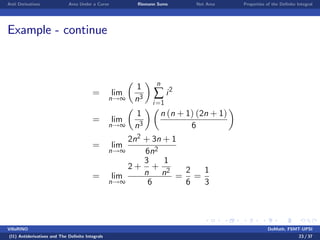 Benginning Calculus Lecture notes 12 - anti derivatives indefinite and ...