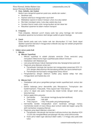 Lecture Notes 13 Flora Normal, Infeksi Bakteri dan Jamur ...