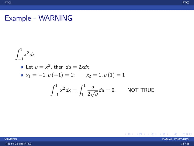 Benginning Calculus Lecture notes 13 - fundamental theorem of calculus ...