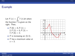 Benginning Calculus Lecture notes 13 - fundamental theorem of calculus ...