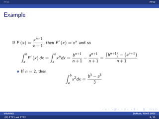 Benginning Calculus Lecture notes 13 - fundamental theorem of calculus ...