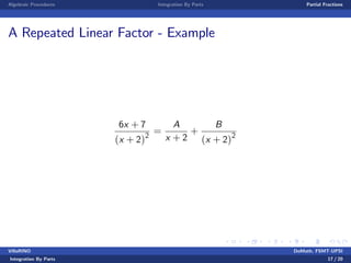 Benginning Calculus Lecture notes 15 - techniques of integration | PDF
