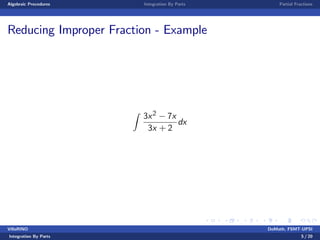Benginning Calculus Lecture notes 15 - techniques of integration | PDF