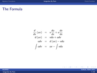 Benginning Calculus Lecture notes 15 - techniques of integration | PDF