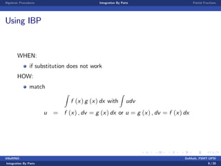Benginning Calculus Lecture notes 15 - techniques of integration | PDF