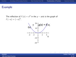Benginning Calculus Lecture notes 1 - functions | PDF