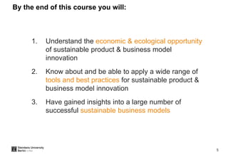 Sustainable Product & Business Model Innovation | PDF