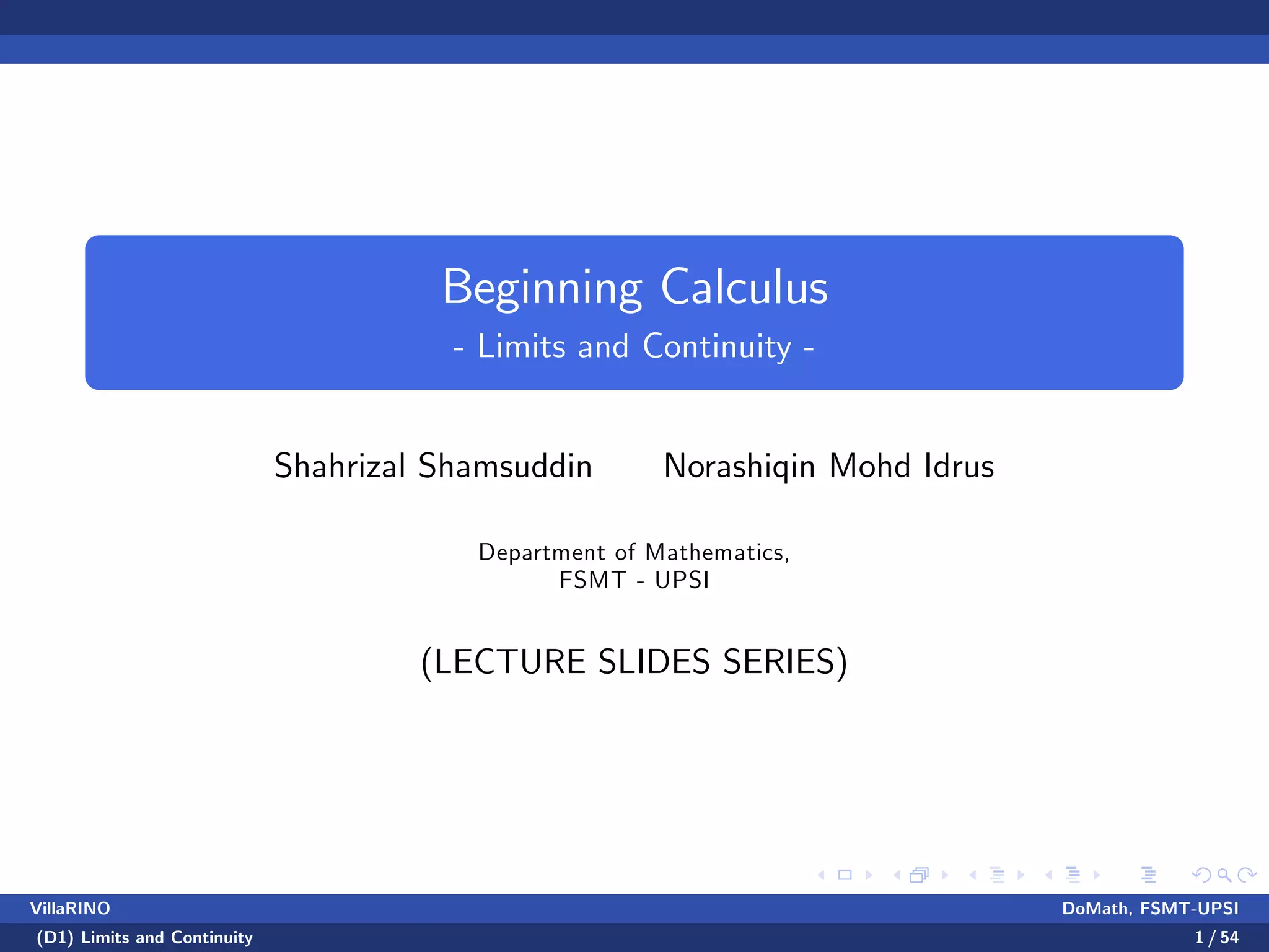 Benginning Calculus Lecture Notes 2 Limits And Continuity Pdf Physics Science