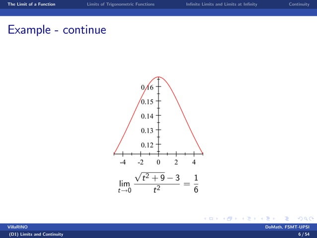 Benginning Calculus Lecture Notes 2 Limits And Continuity Pdf Physics Science