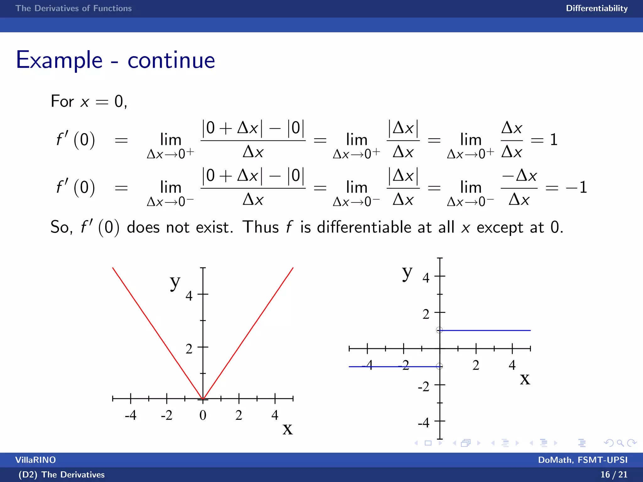 Benginning Calculus Lecture notes 3 - derivatives | PDF