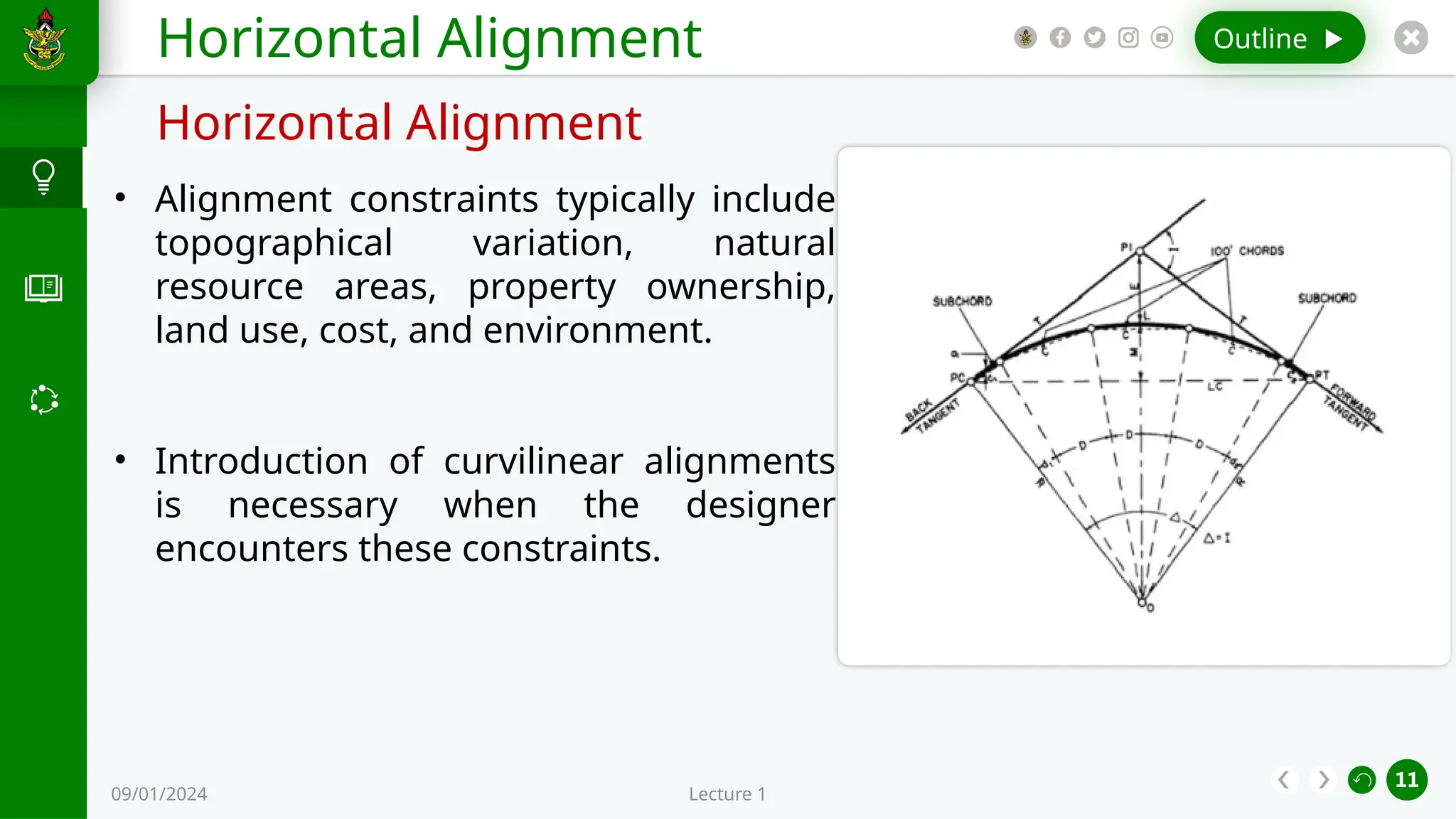 Lecture notes 3 Horizontal and Vertical alignments.pptx