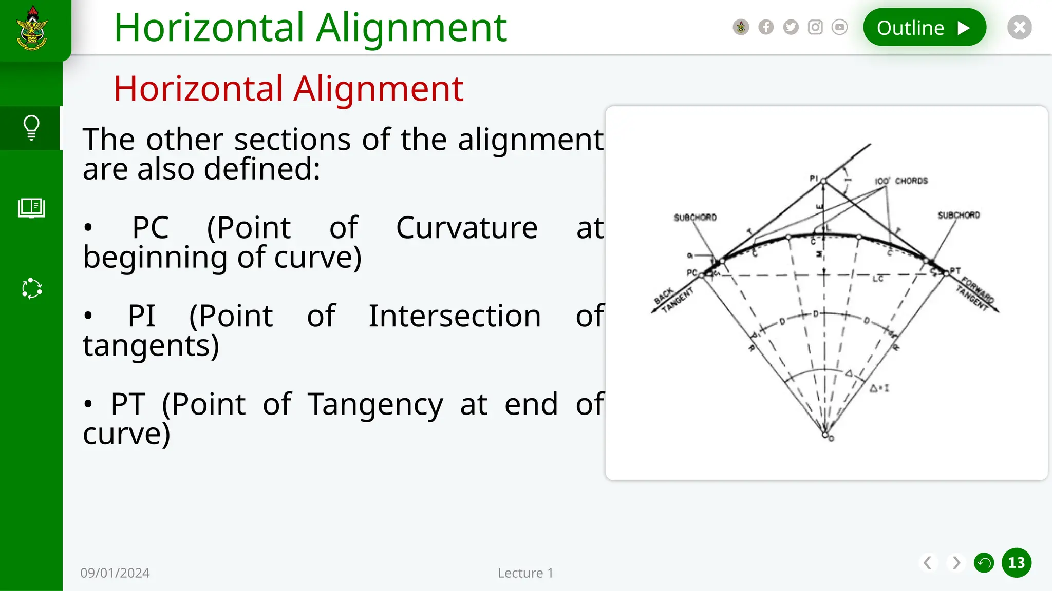 Lecture notes 3 Horizontal and Vertical alignments.pptx