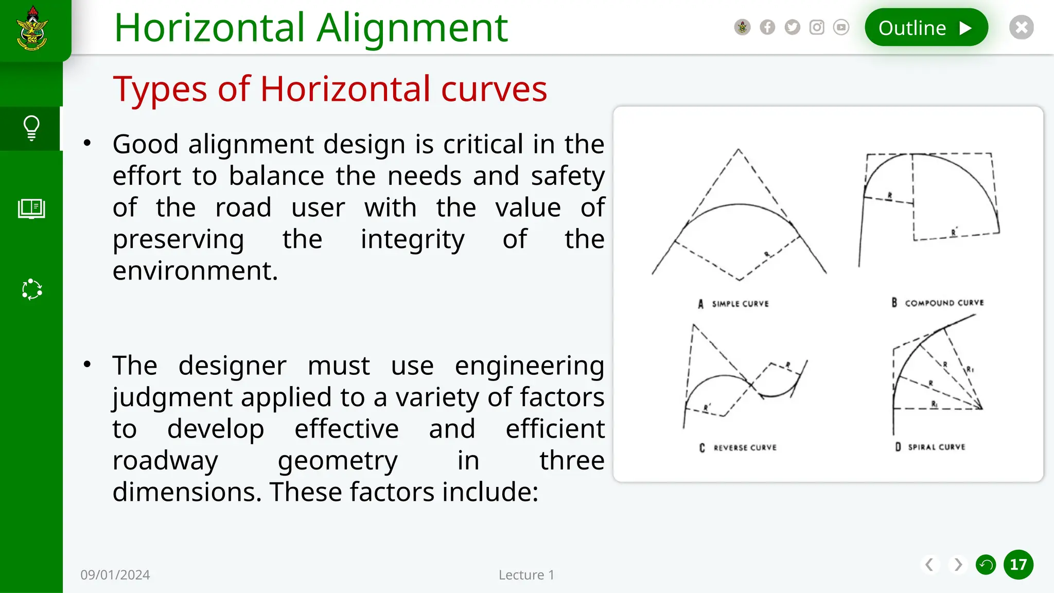 Lecture notes 3 Horizontal and Vertical alignments.pptx