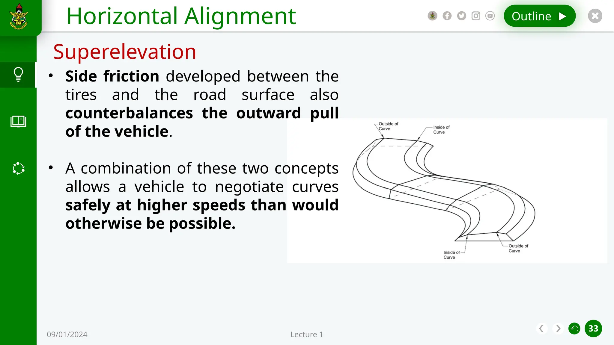 Lecture notes 3 Horizontal and Vertical alignments.pptx