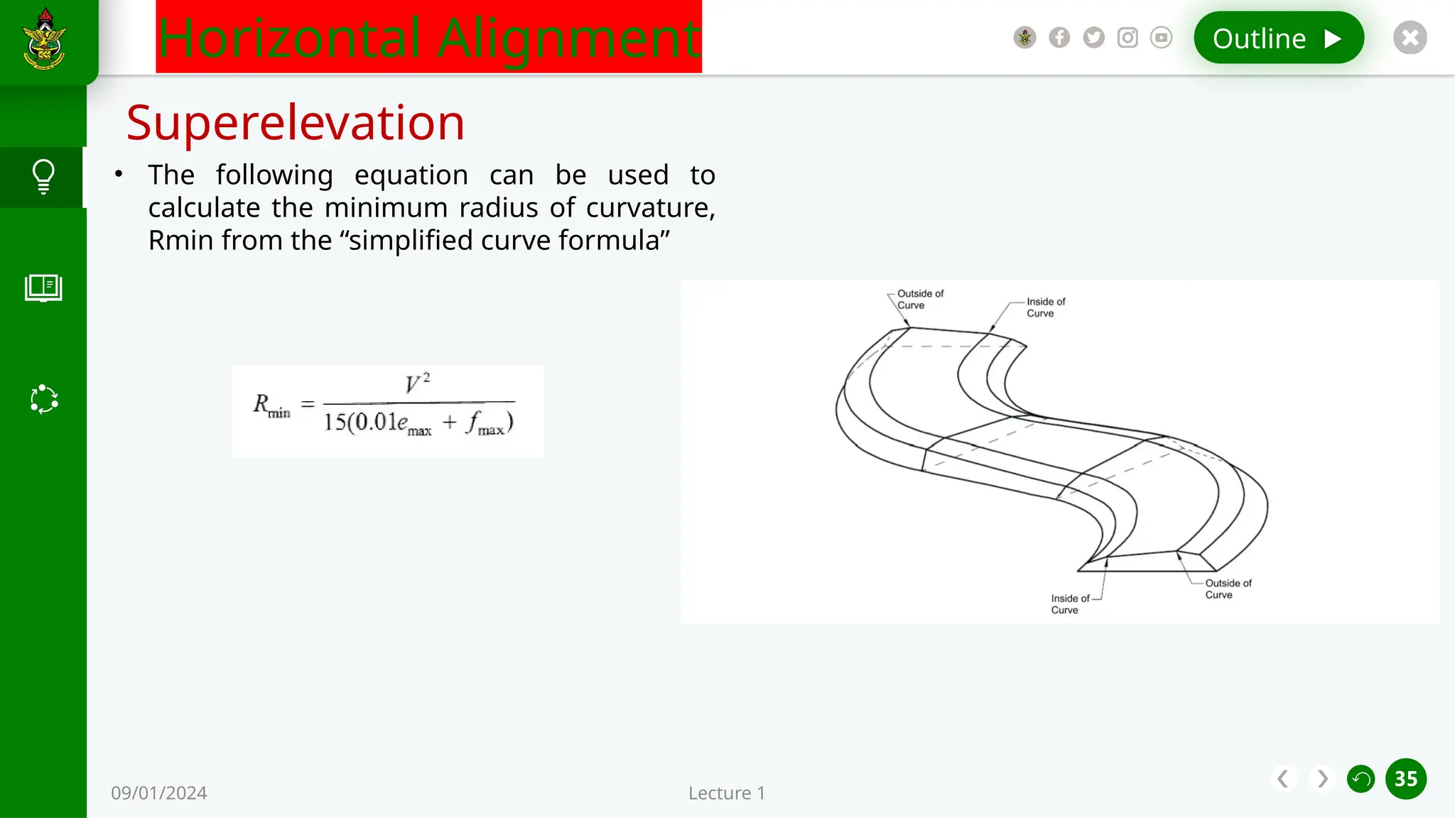 Lecture notes 3 Horizontal and Vertical alignments.pptx