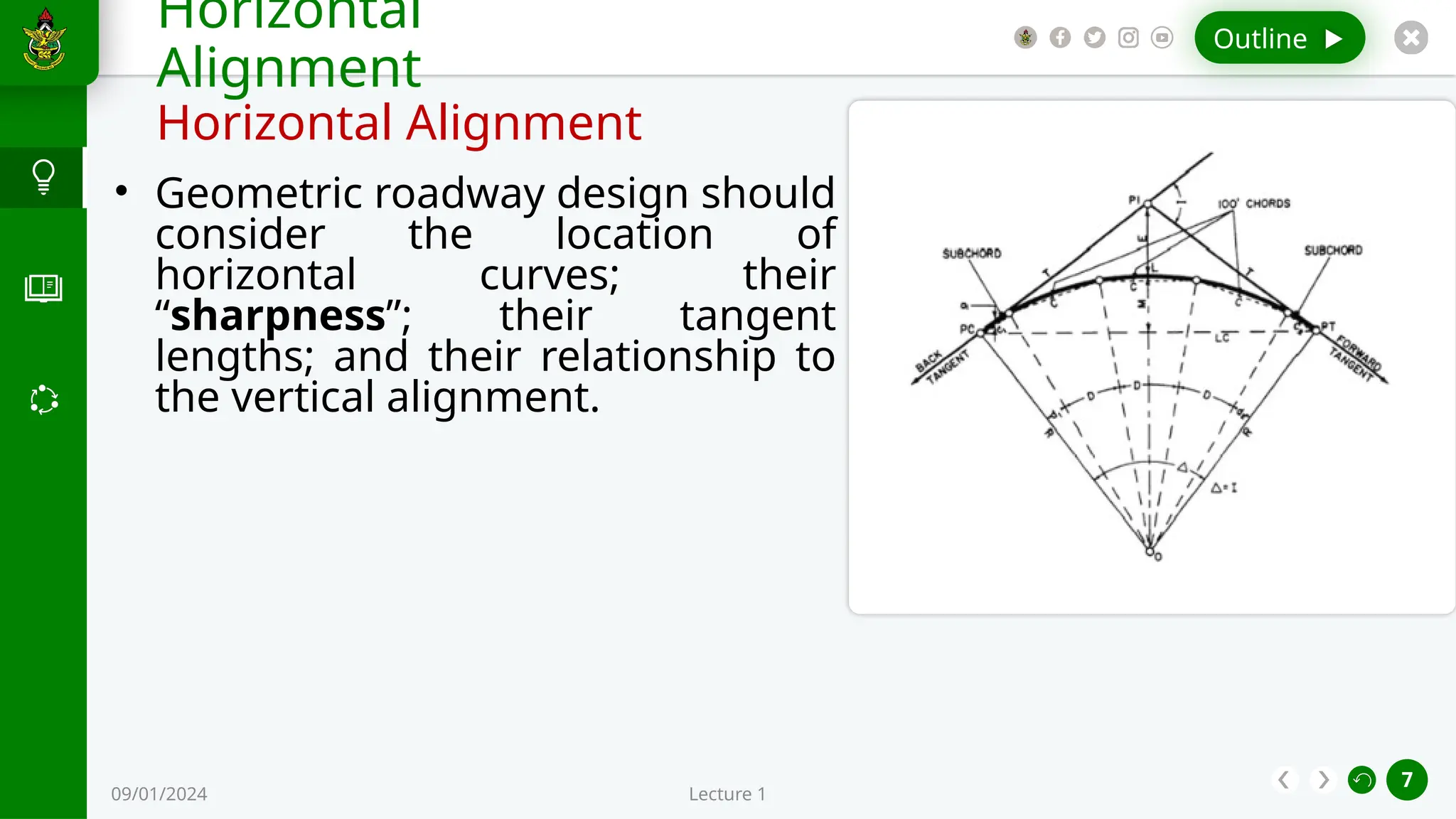 Lecture notes 3 Horizontal and Vertical alignments.pptx