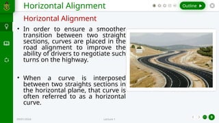 Lecture notes 3 Horizontal and Vertical alignments.pptx