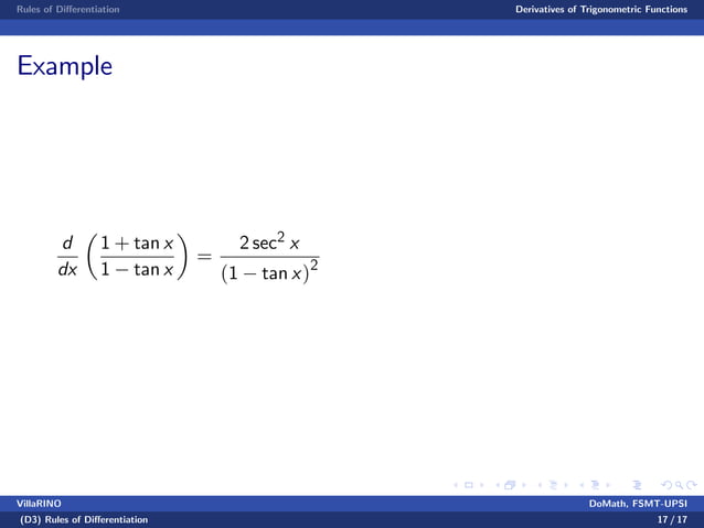 Benginning Calculus Lecture notes 4 - rules | PPT