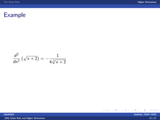 Benginning Calculus Lecture notes 5 - chain rule | PPT