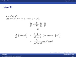 Benginning Calculus Lecture notes 5 - chain rule | PPT