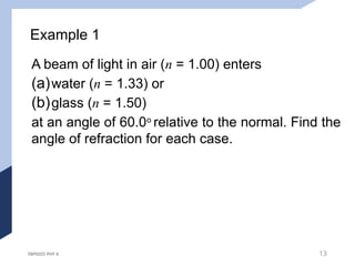 geometric optics lecture notes for physics | PPTX