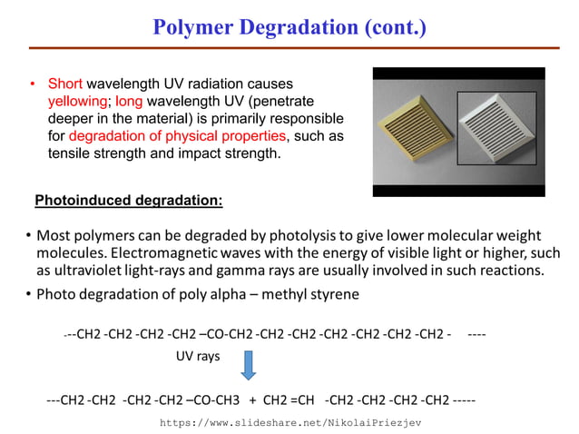 Lecture: Microstructures in polymers | PDF | Chemistry | Science