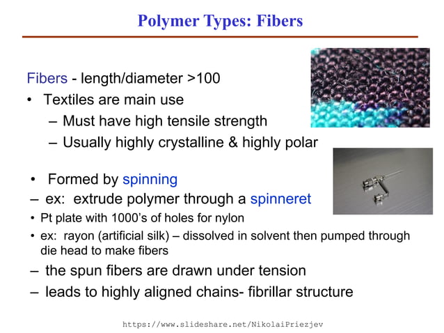 Lecture: Polymer Processing | PDF | Chemistry | Science