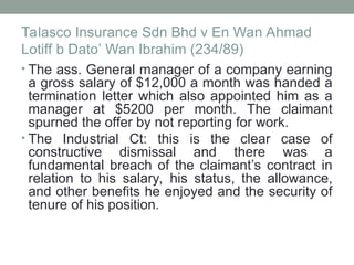 LECTURE NOTES CONSTRUCTIVE DISMISSAL.ppt