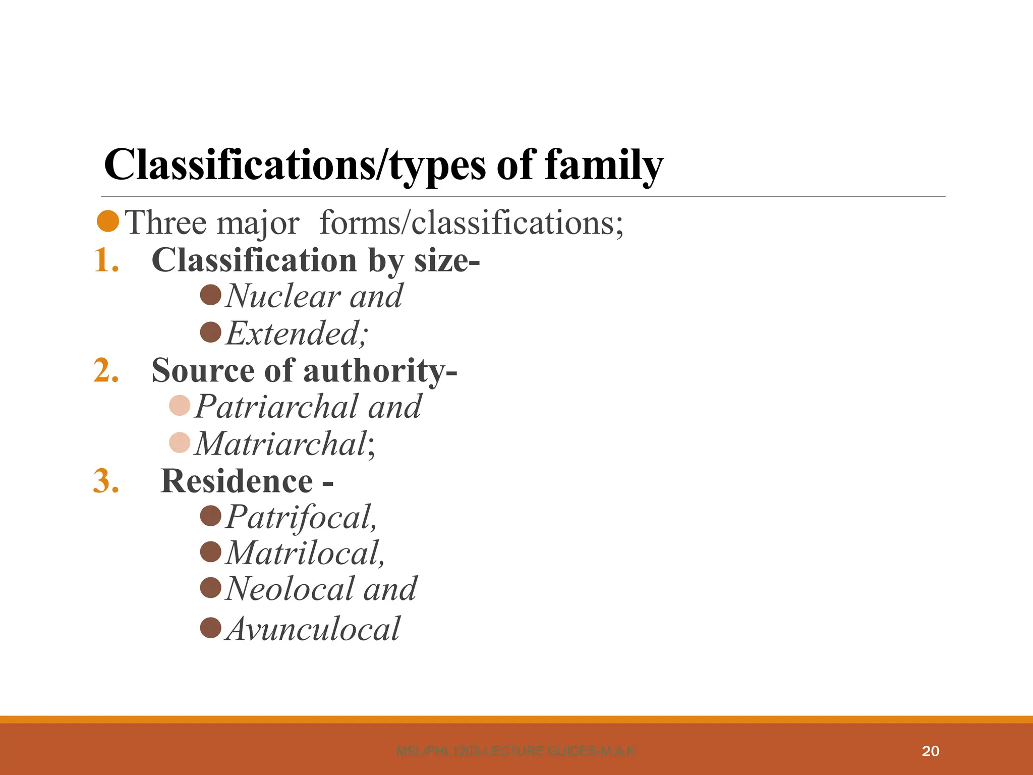 Lecture notes for Family in sociology and medical anthropology | PPTX