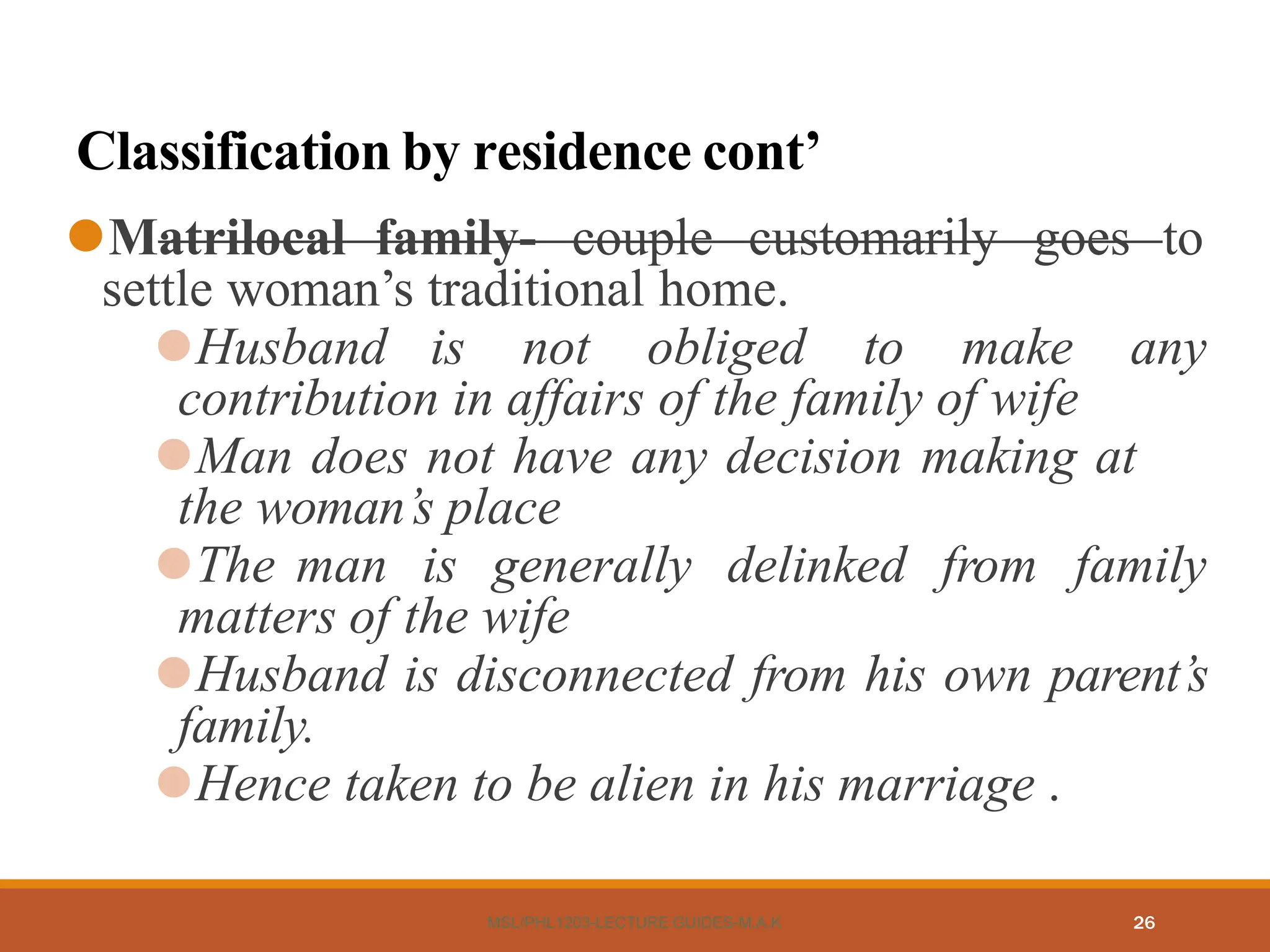 Lecture notes for Family in sociology and medical anthropology | PPTX