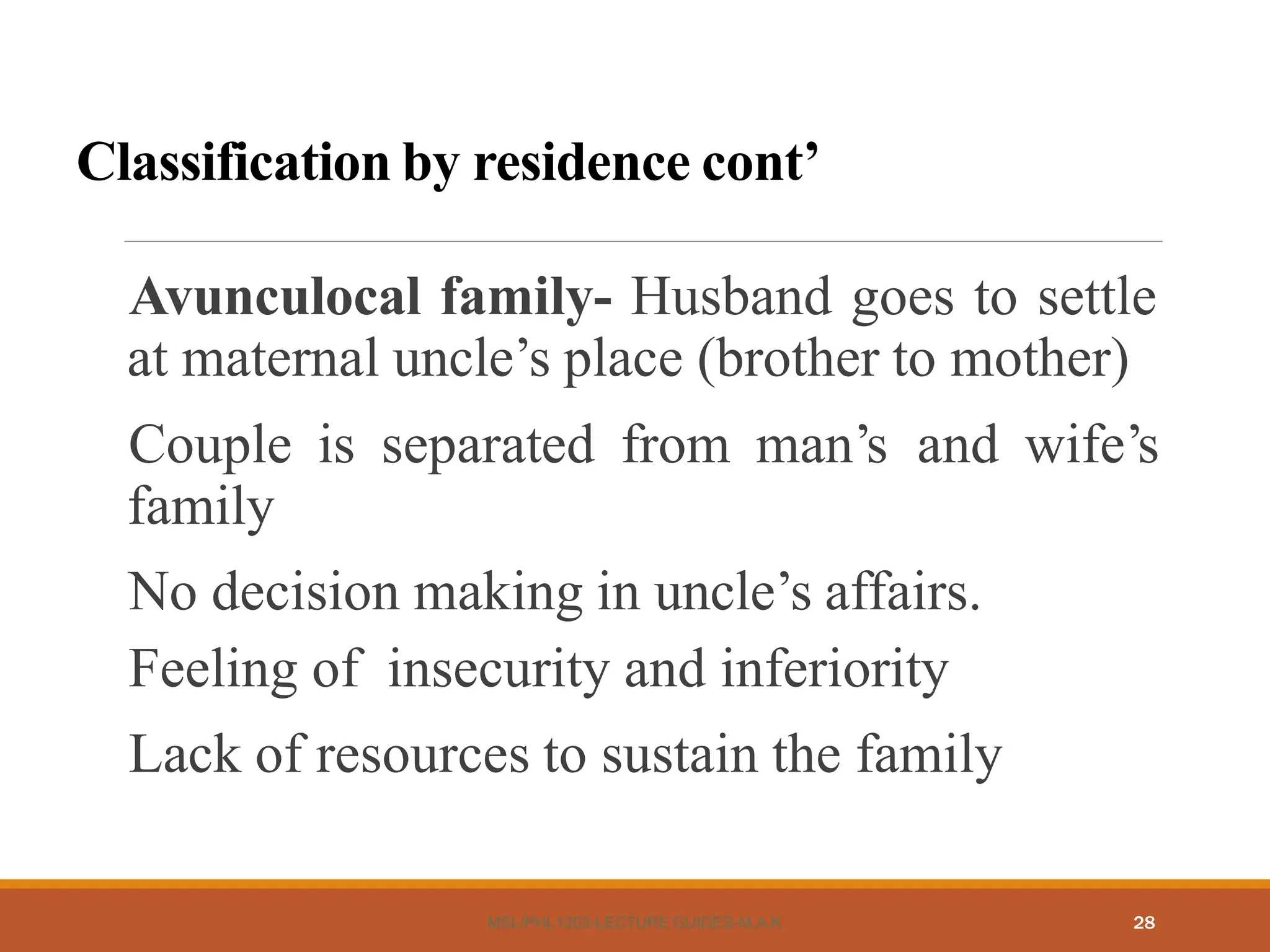 Lecture notes for Family in sociology and medical anthropology | PPTX