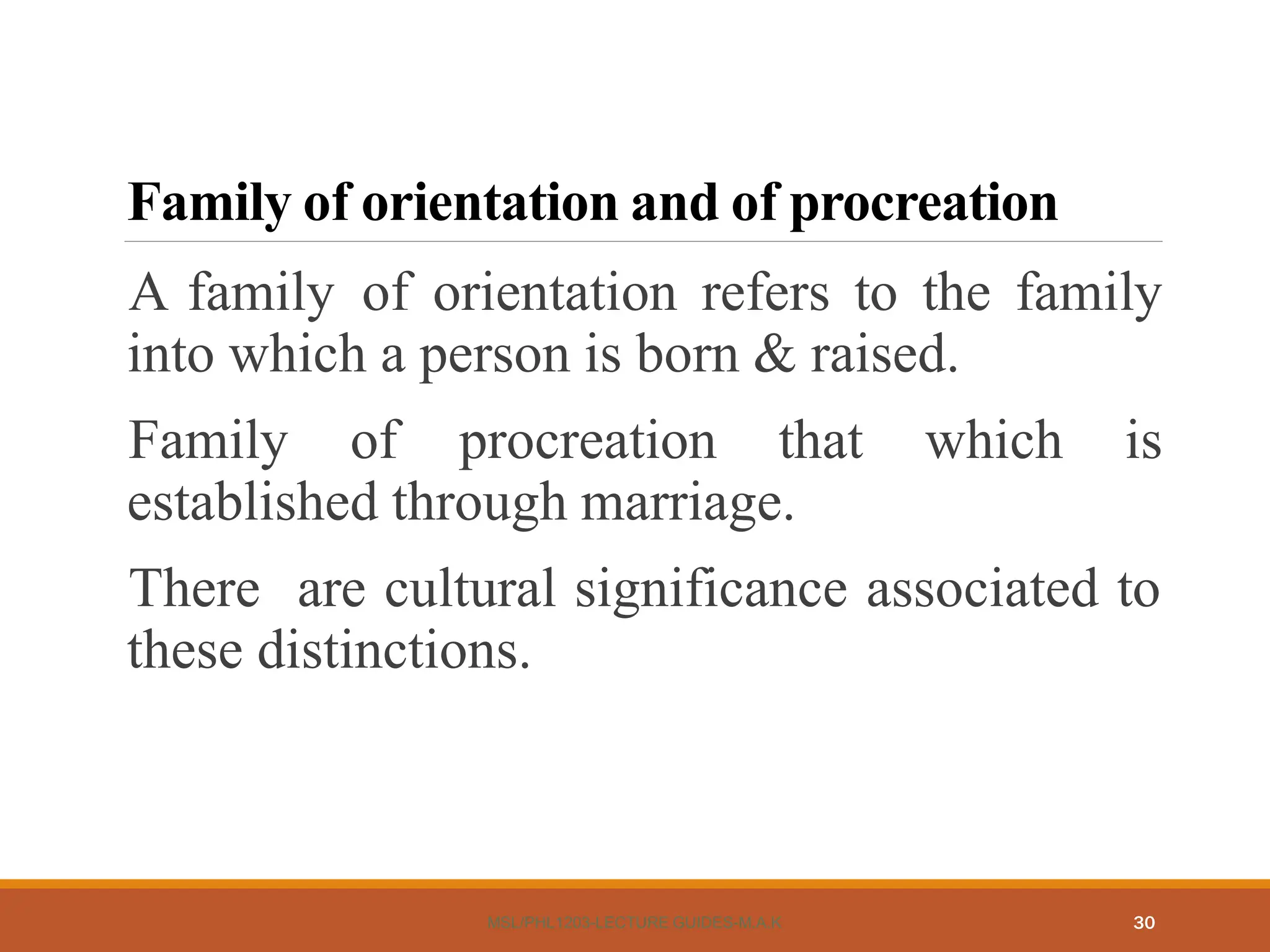 Lecture notes for Family in sociology and medical anthropology | PPTX